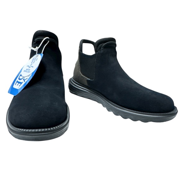 Hey Dude | Shoes | Hey Dude Branson Boot Craft Leather Black Brown ...